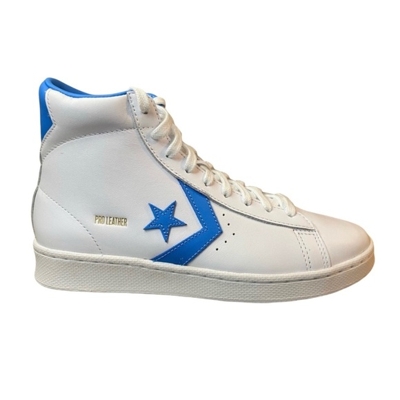 Converse | Shoes | Brand New Converse Pro Leather Mid White Blue With ...